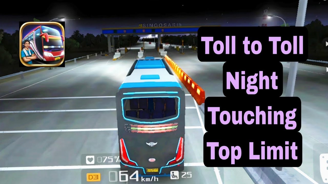 Try To Touch High Speed On Super Highway Toll Plaza, Bus Simulator ...