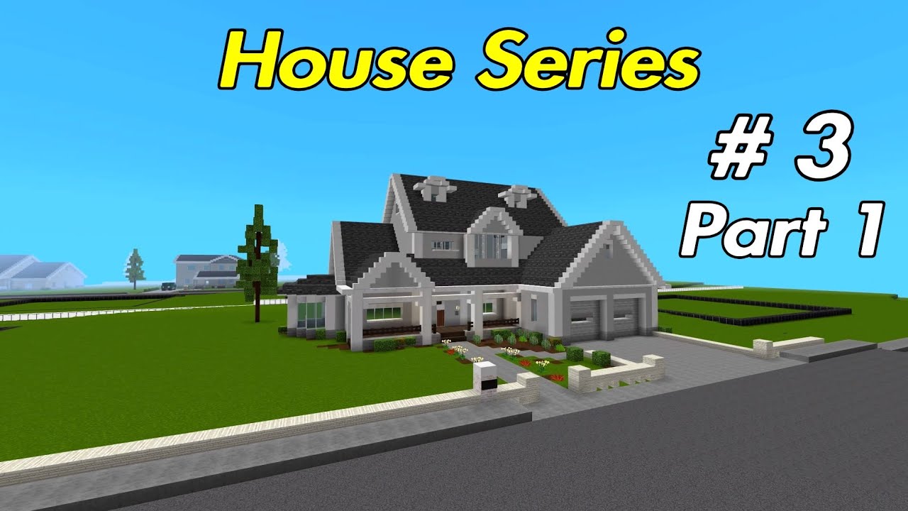 Minecraft House Series Tutorial #3 Part 1 - YouTube