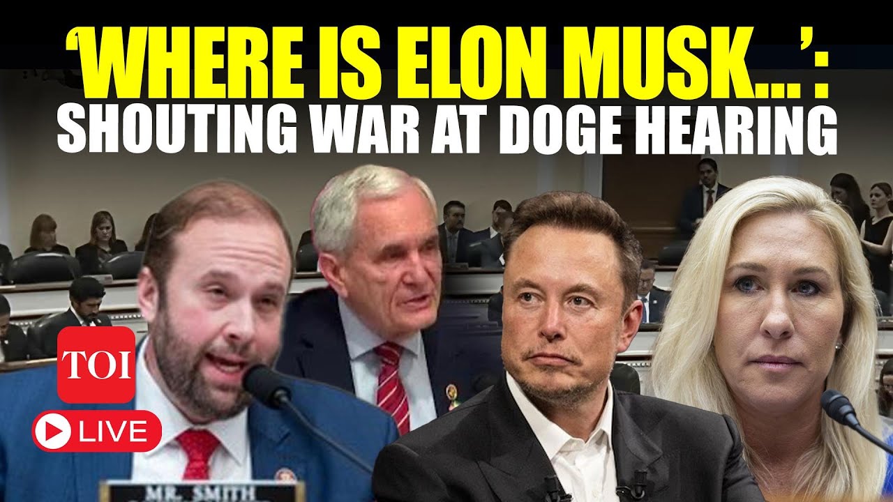 LIVE | DOGE Hearing Turns Into Shouting Match | House Clash Viral After ...
