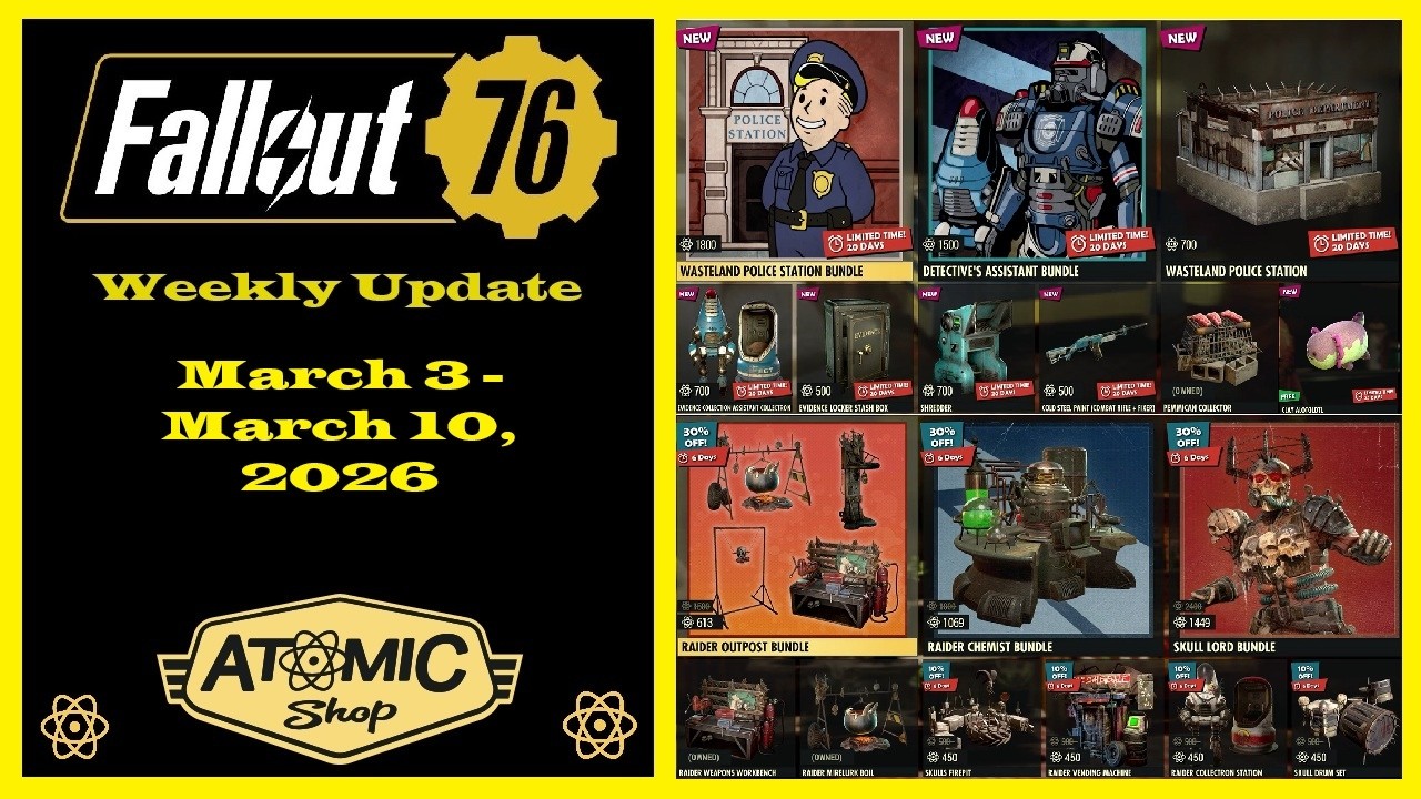 New Atomic Shop Weekly Update From March 3 to March 10, 2026 - Fallout ...