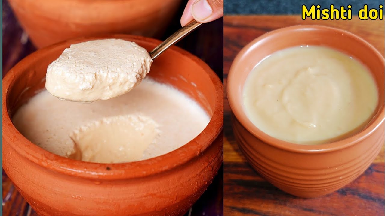 bengali mishti doi || mishti dahi recipe || Bengali Mishti Doi Recipe ...