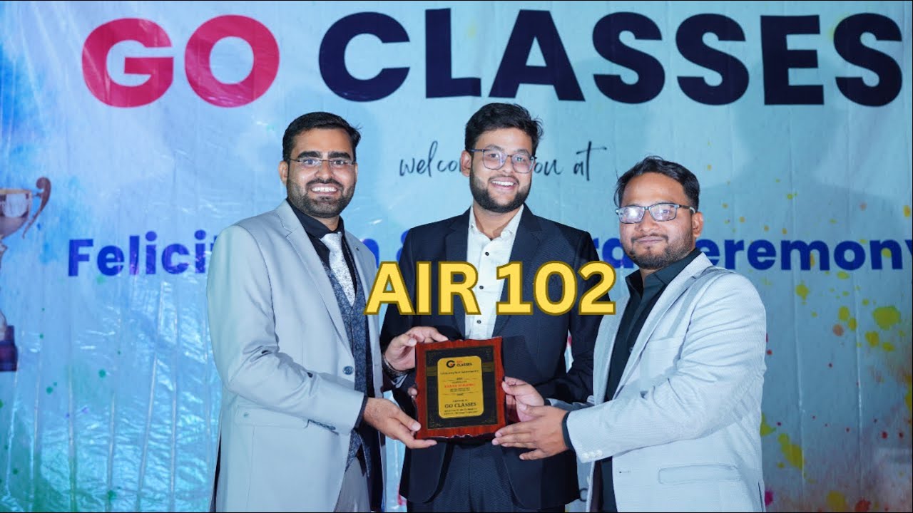 Karan Agrawal AIR - 102 GATE CS 2024 | IIT Madras | GO Classes Complete ...