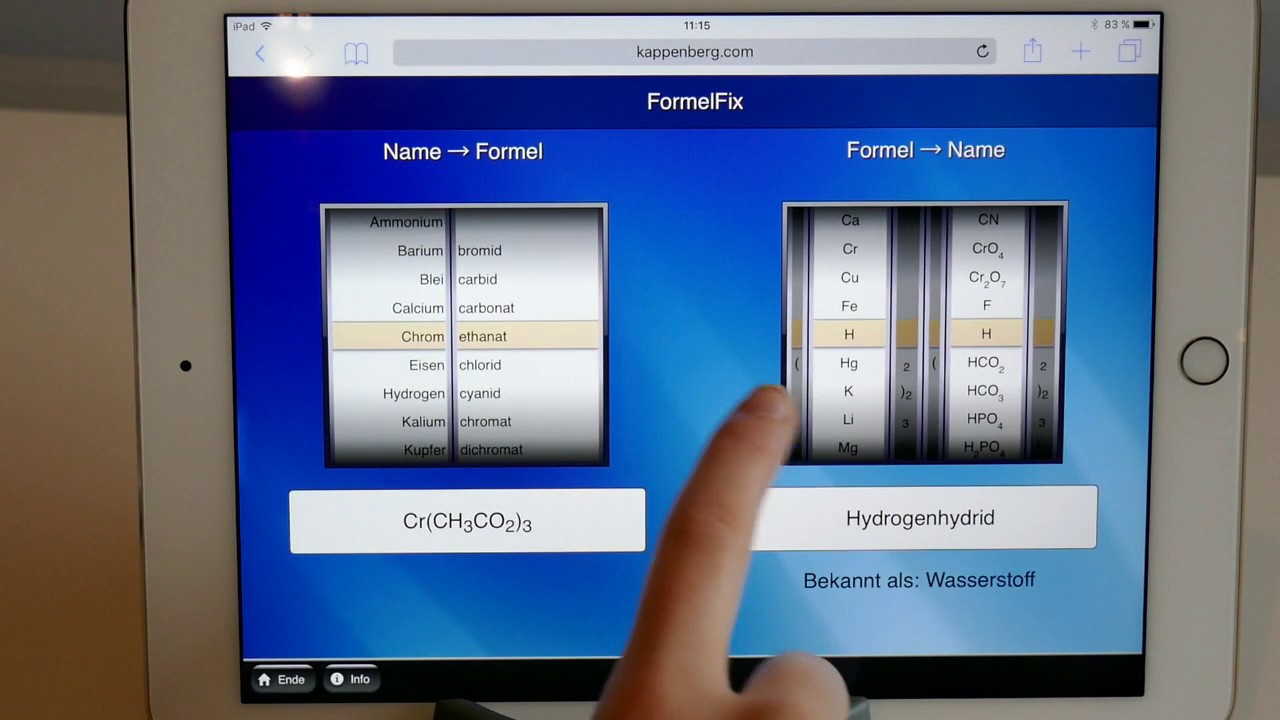 Name in Formel umwandeln und umgekehrt - FormelFix - AK #Kappenberg ...