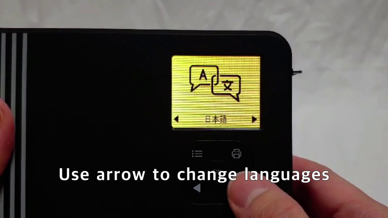 how to change languages in the camera - YouTube