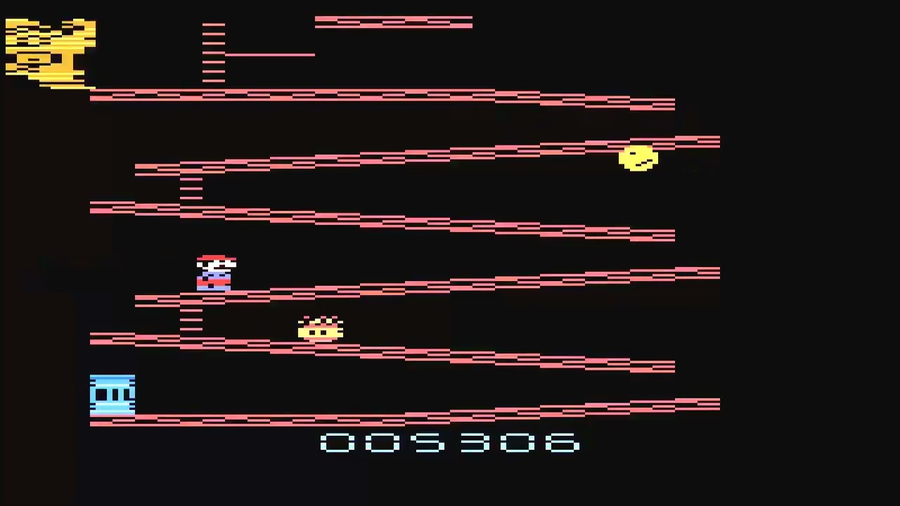 ATARI 2600 DK 2600 Jumpman DONKEY KONG CLONE EARLY STAGES 2012 iesposta ...