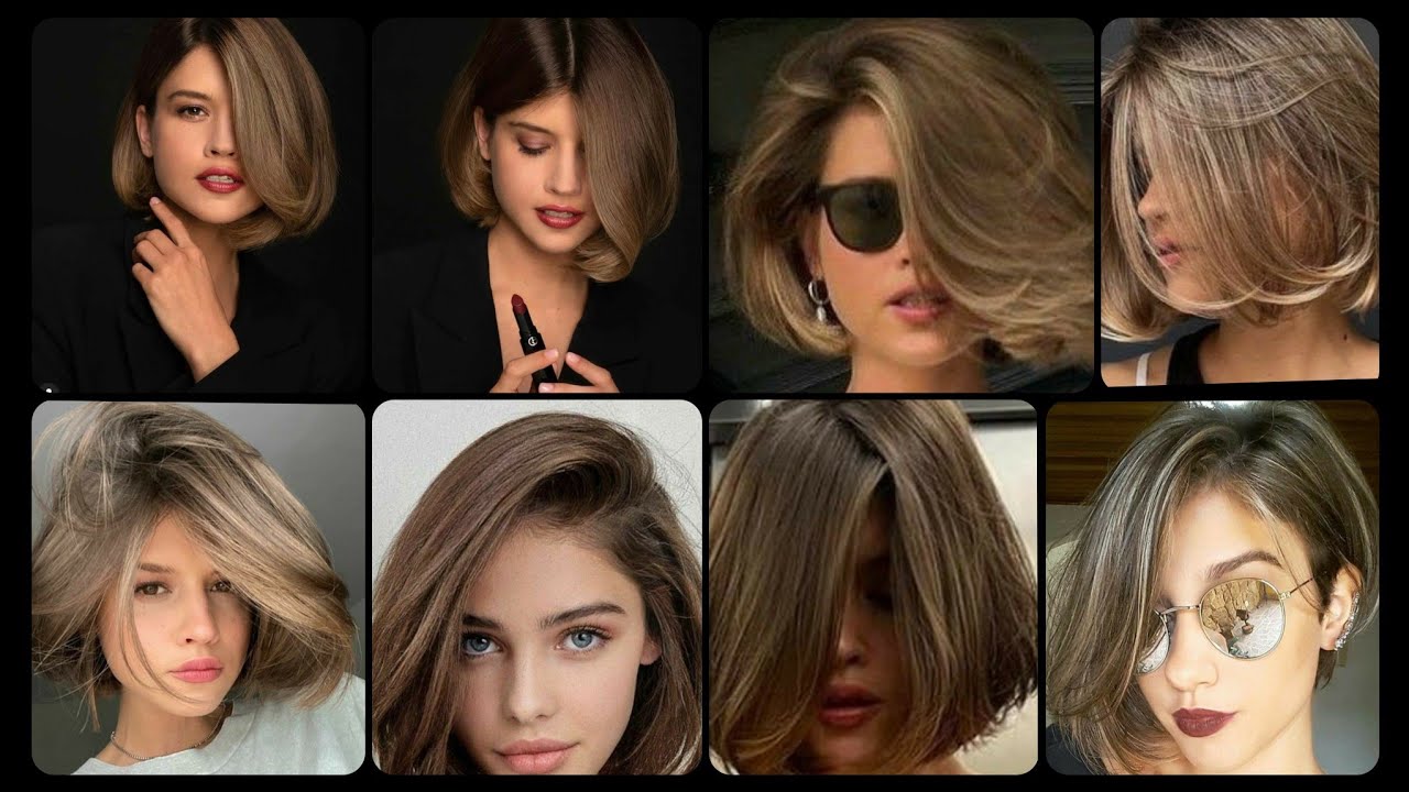 SUPER BOB - FROM LONG TO PRETTY BOB HAIRCUT WITH BANGS 2024 - YouTube