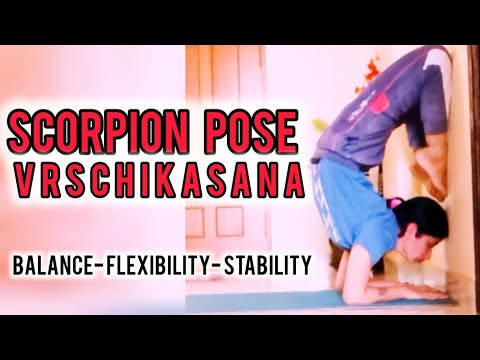 How to do Scorpion Pose | Vrschikasana Tutorial | Handstand | Strength ...