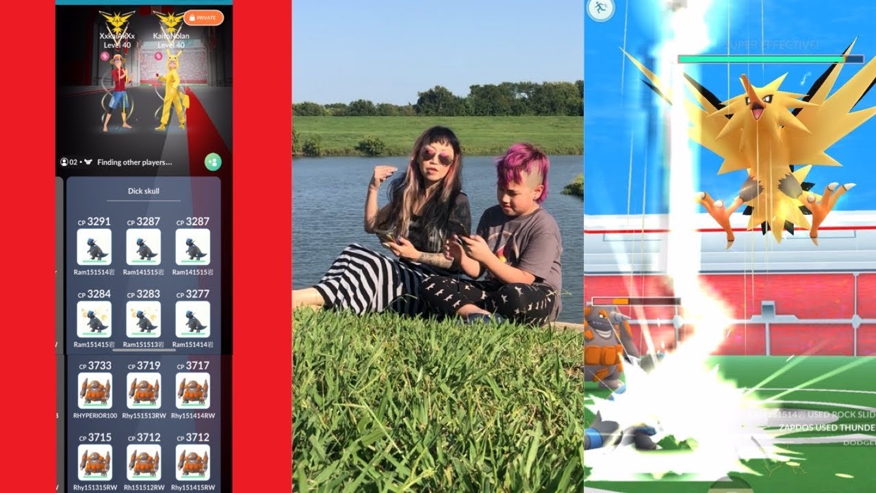 Team Rampardos or Team Rhyperior? Zapdos Duo without weather boost ...