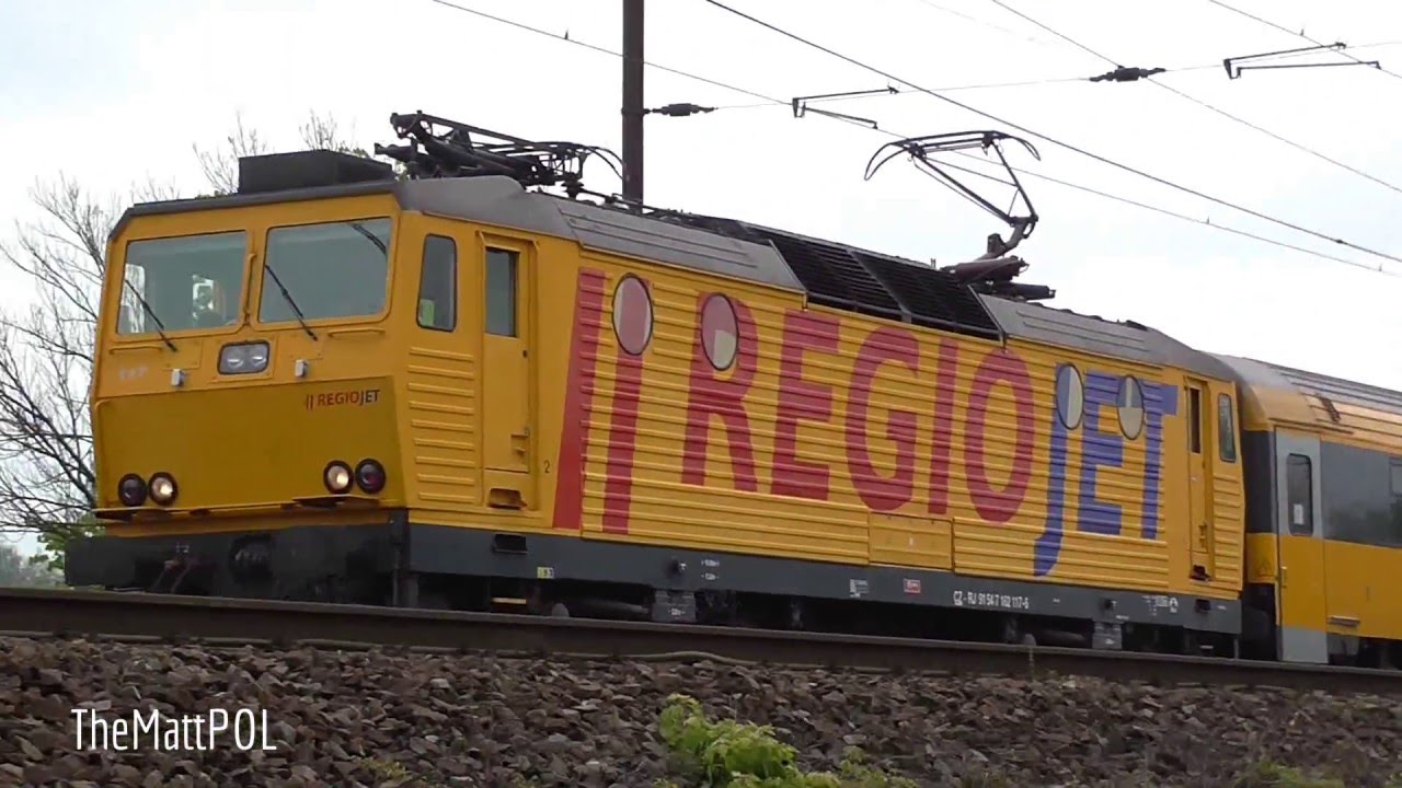 RegioJet 162 117-6 + RJ 1012 - YouTube