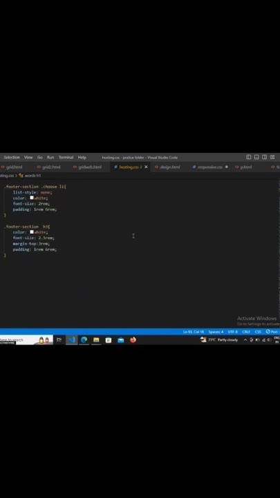 4.Creating HTML/ CSS Design | HTML CSS | Web Page Design | Design | #html #css #short #design ...