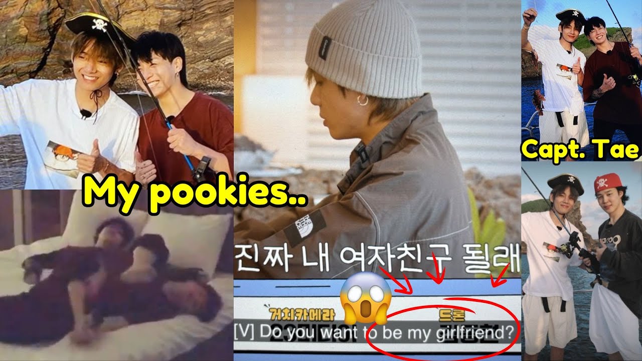TAEHYUNG ASKED JUNGKOOK "DO YOU WANT TO BE MY GIRLFRIEND?" IM CRYING 😭😭 ...