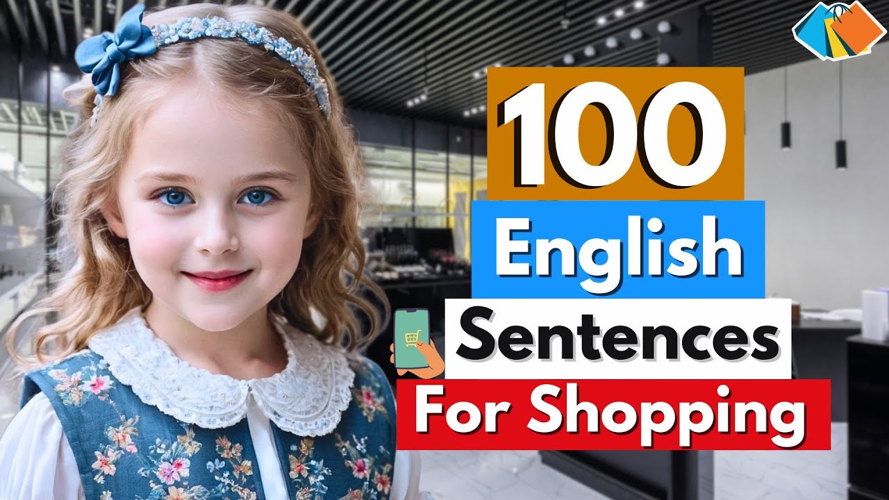 🛒 100 Daily Use English Shopping Sentences | Shopping in English ...