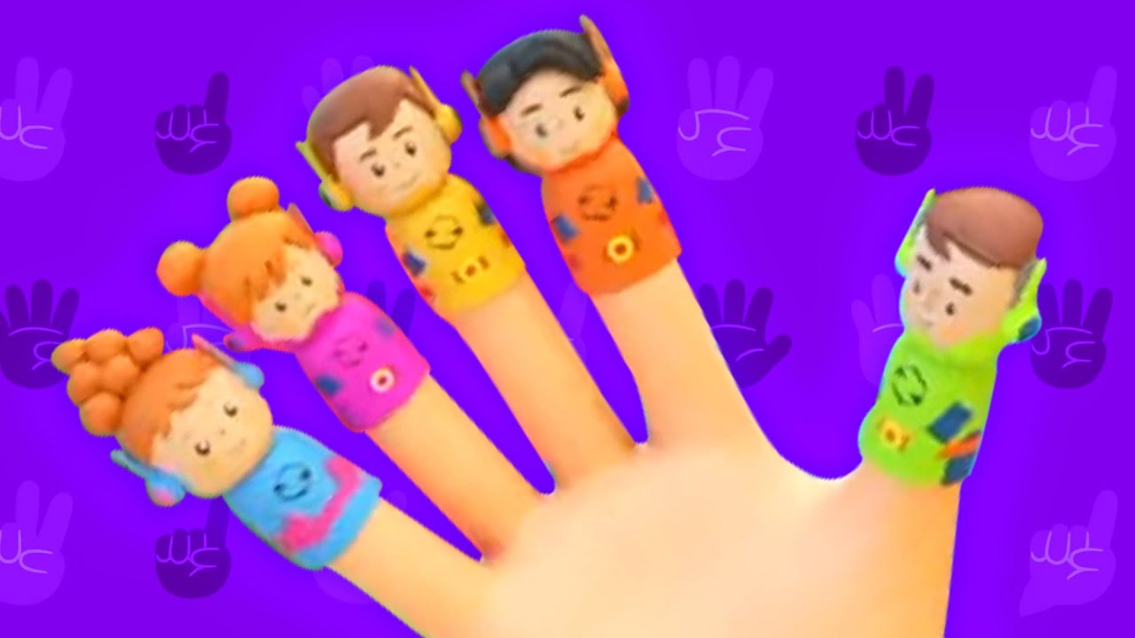 Finger Family, Animated Cartoons and Rhymes for Children - YouTube
