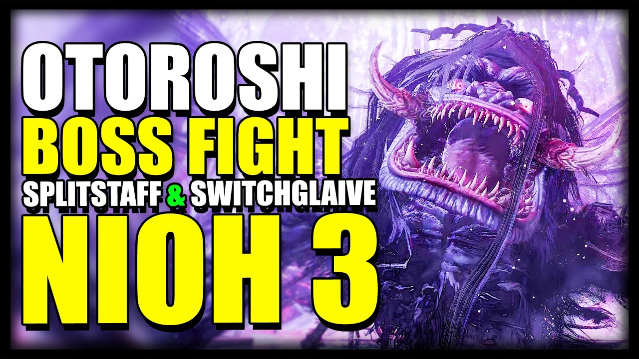 OTOROSHI | Splitstaff Switchglaive Build | Nioh 3 [Full Game] - YouTube