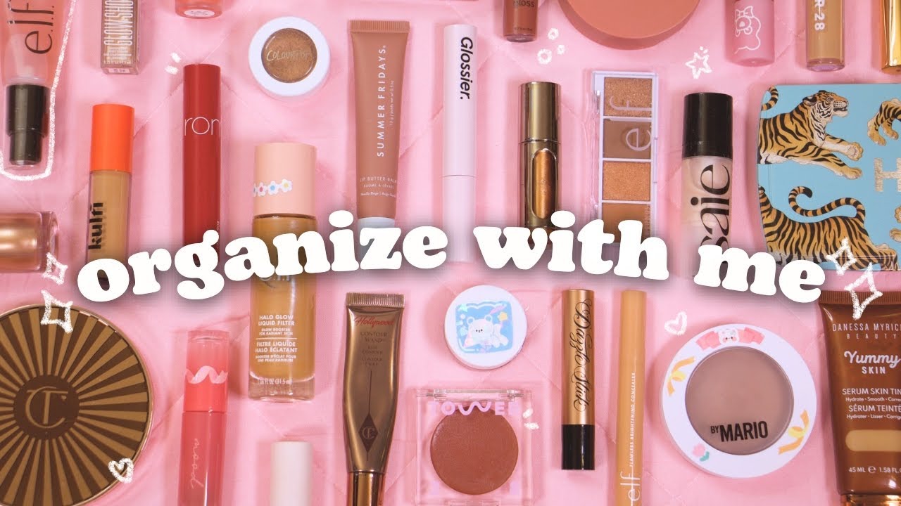 organizing my makeup collection 🧹⚡ adhd and small space friendly ...