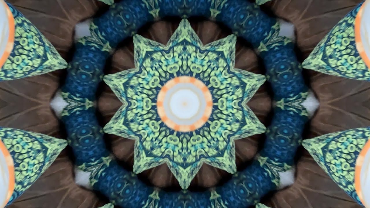 4K KALEIDOSCOPE PATTERNS / SLOW 8 - YouTube