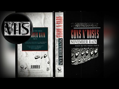 Guns N' Roses: Makin' F@*!ing Videos Part II - November Rain (Original VHS)