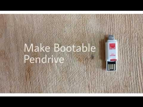 Make Bootable Pendrive (Command Prompt) - YouTube
