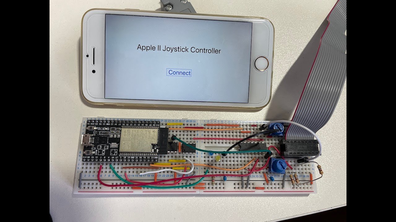 Apple II Game Controller (ESP32 + ios App) 2 - YouTube