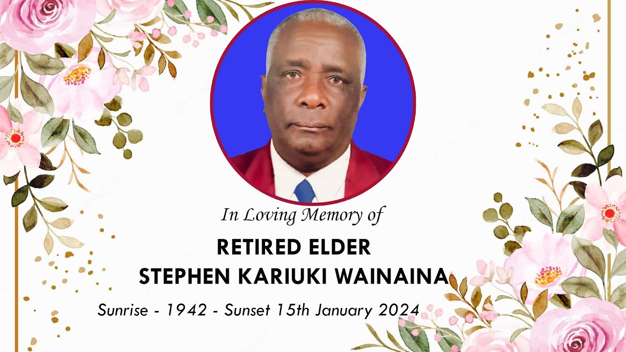 𝐂𝐞𝐥𝐞𝐛𝐫𝐚𝐭𝐢𝐨𝐧 𝐨𝐟 𝐋𝐢𝐟𝐞 : 𝐑𝐄𝐓𝐈𝐑𝐄𝐃 𝐄𝐋𝐃𝐄𝐑 𝐒𝐓𝐄𝐏𝐇𝐄𝐍 𝐊𝐀𝐑𝐈𝐔𝐊𝐈 𝐖𝐀𝐈𝐍𝐀𝐈𝐍𝐀 #𝐥𝐢𝐯𝐞 # ...