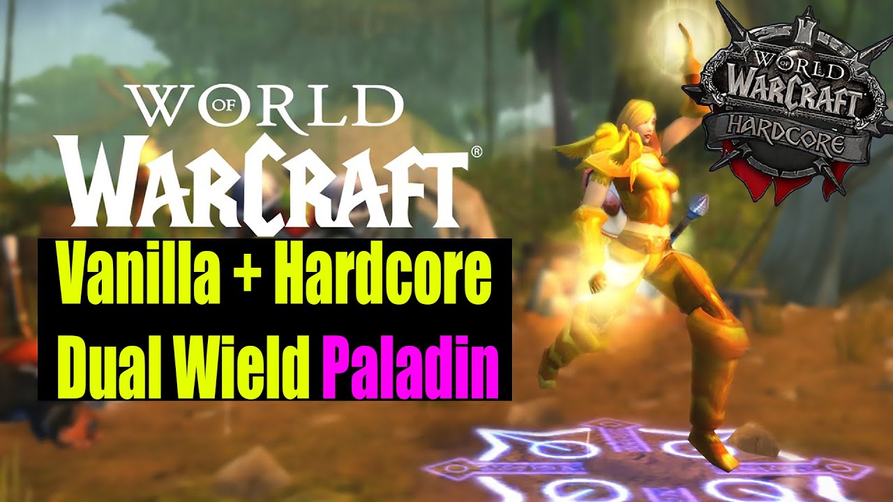 WoW Classic Hardcore + Ironman Challenge Paladin LVL 37 |Duskhaven ...