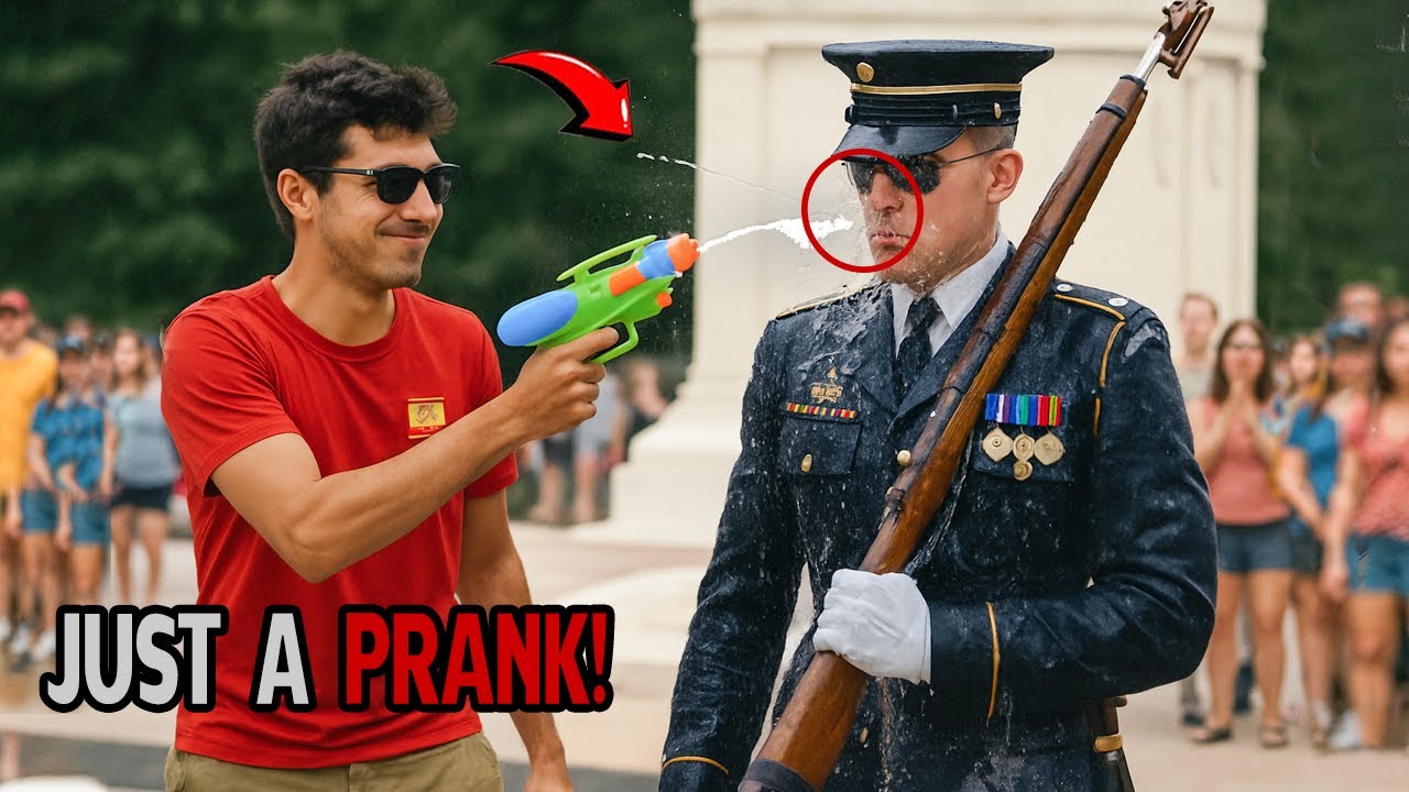 Foreign Tourist Pranks a Tomb Guard — Instantly Regrets It - YouTube