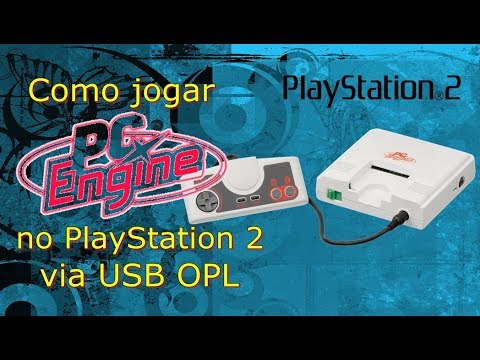 Como jogar PC Engine no PS2 via USB OPL - YouTube