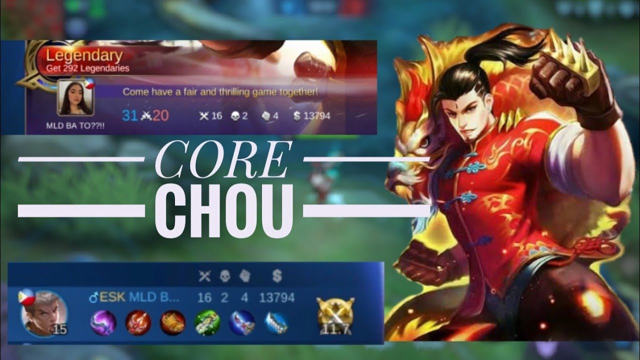 CORE CHOU IS OP!!!! | ML DEMON CHOU | MLBB - YouTube