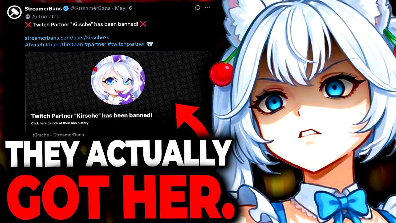 VTuber BANNED From Twitch For The CRAZIEST Reason! (Kirsche Situation ...