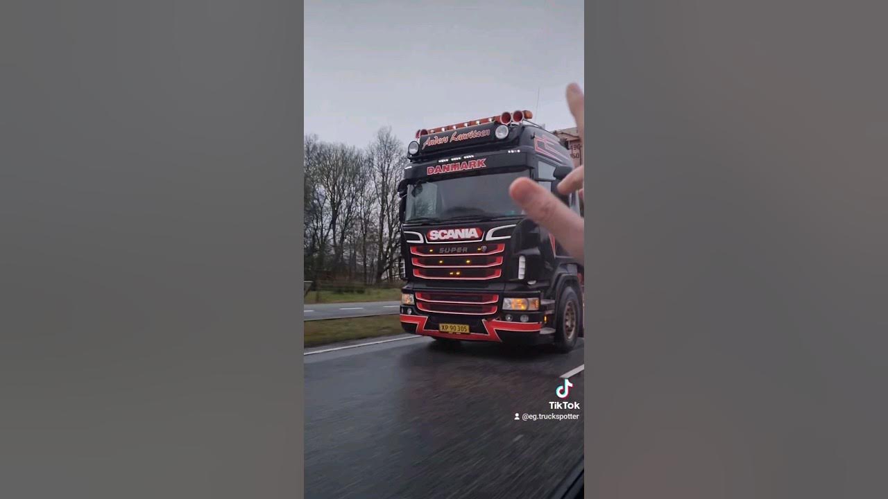 Scania R580 V8, Anders Lauritzen, Truckspotting - YouTube