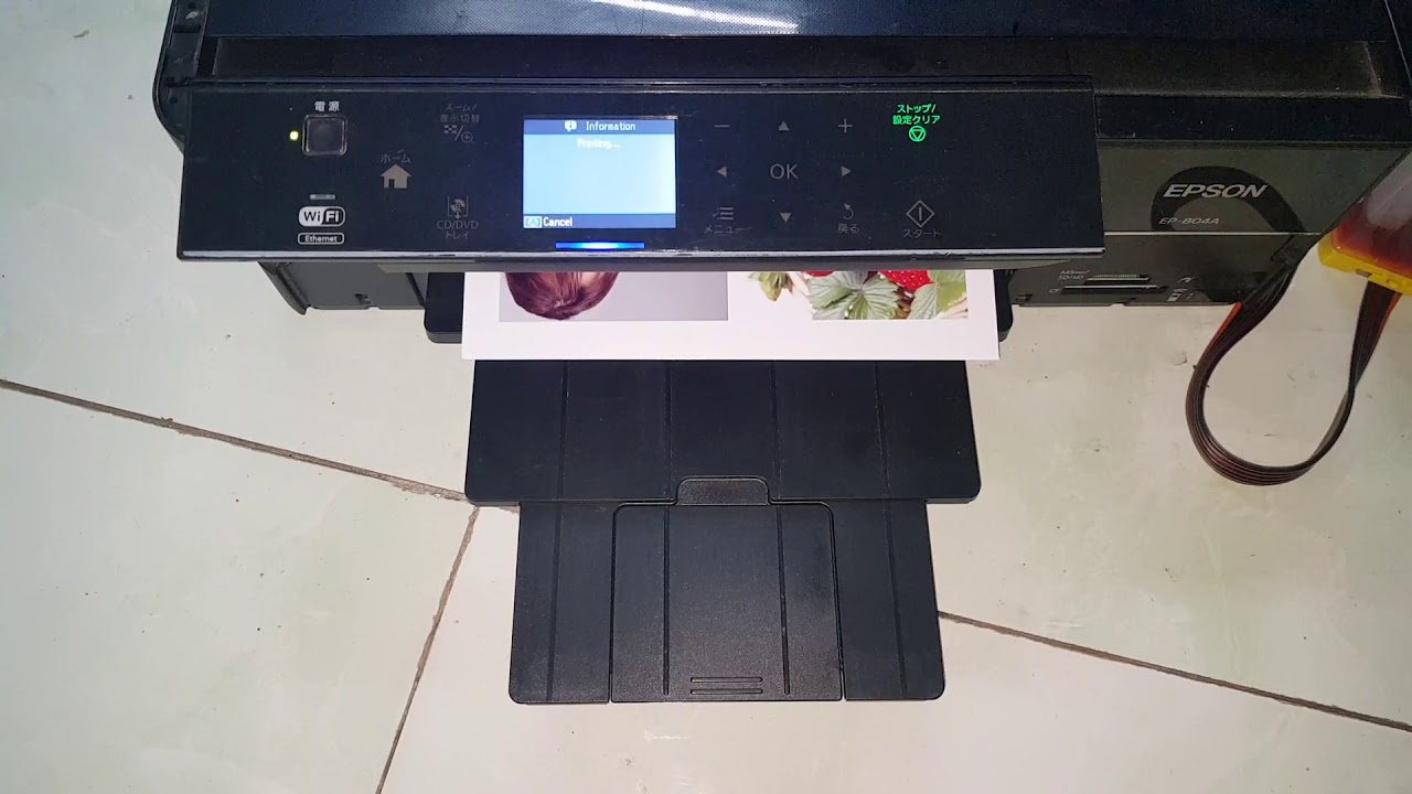 Máy in EPSON EP-804A - YouTube
