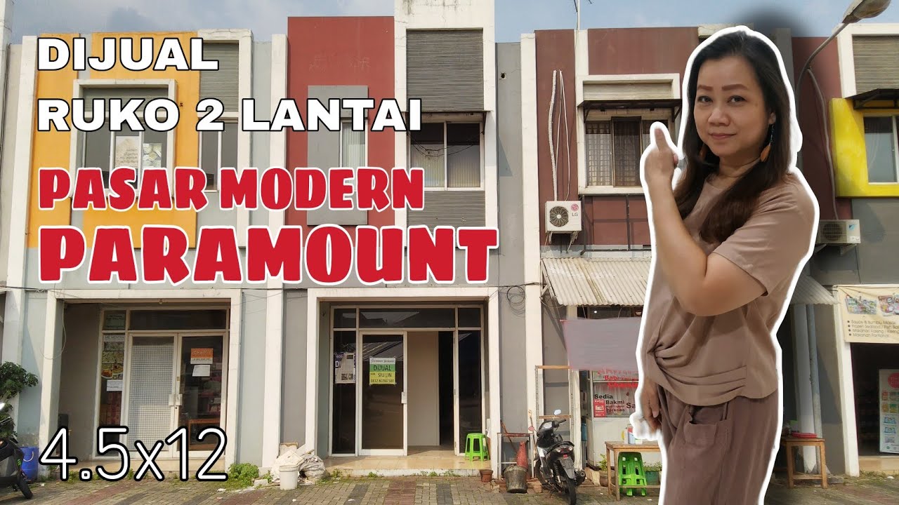 DIJUAL RUKO 2 LANTAI DI PASAR MODERN PARAMOUNT GADING SERPONG | REAL ...