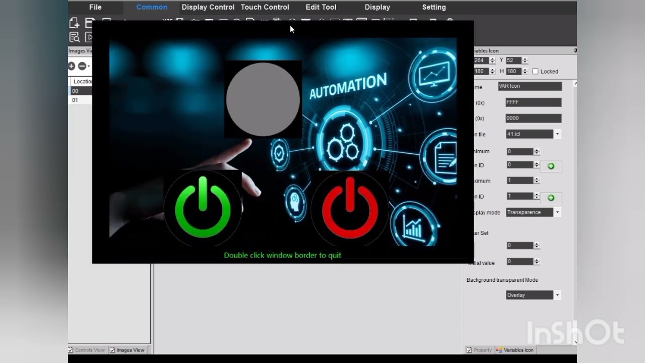 Dwin Dgus II TFT 7 inchies display 800x480 , Arduino, On Off GPIO , inputs outputs Screen - YouTube