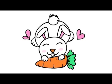 HOW TO DRAW CUTE RABBIT - YouTube