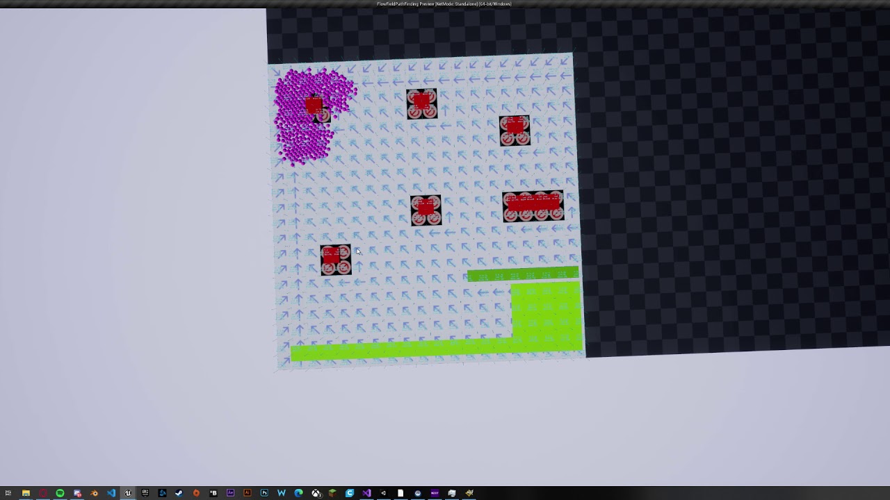 UE4 FlowField Pathfinding 06 - Ai Movement Test 01 - YouTube