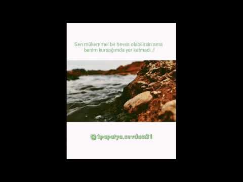 En guzel di gel yarim şarkısı su eşliğinde