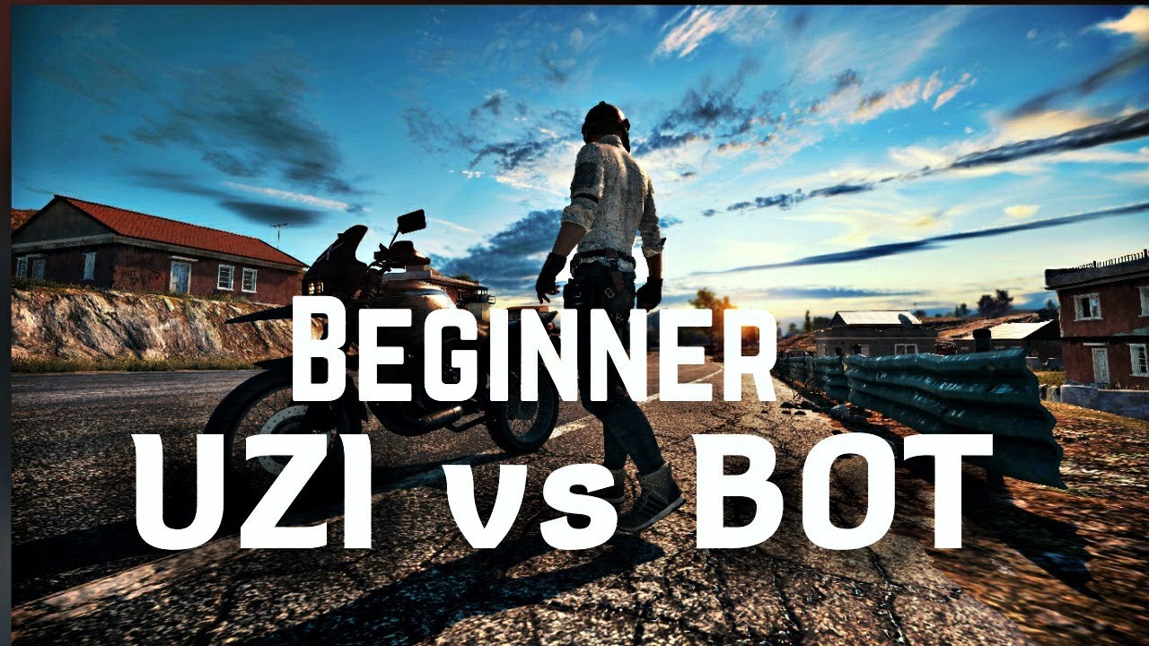 PUBG | Uzi vs Bot | First game - YouTube