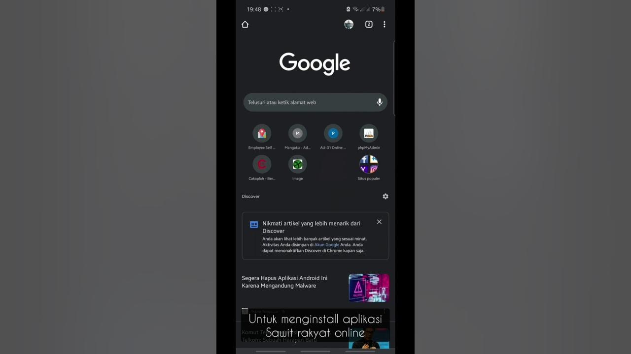 Tutorial Instalasi Aplikasi Sawit Rakyat Online Melalui link Google Drive - YouTube