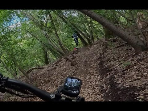 Secret jump trail - bike linkage CRACKED!! The guys hit everything; I ...