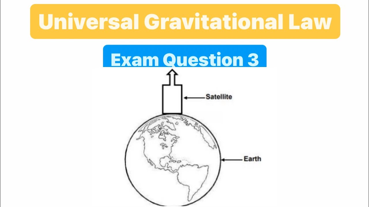 Universal Gravitational Law| Exam Question 3 - YouTube