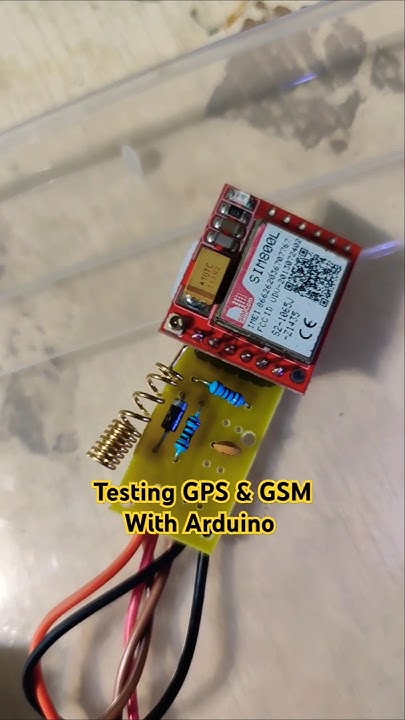 Sending SMS with Arduino, GSM AND GPS Module - YouTube