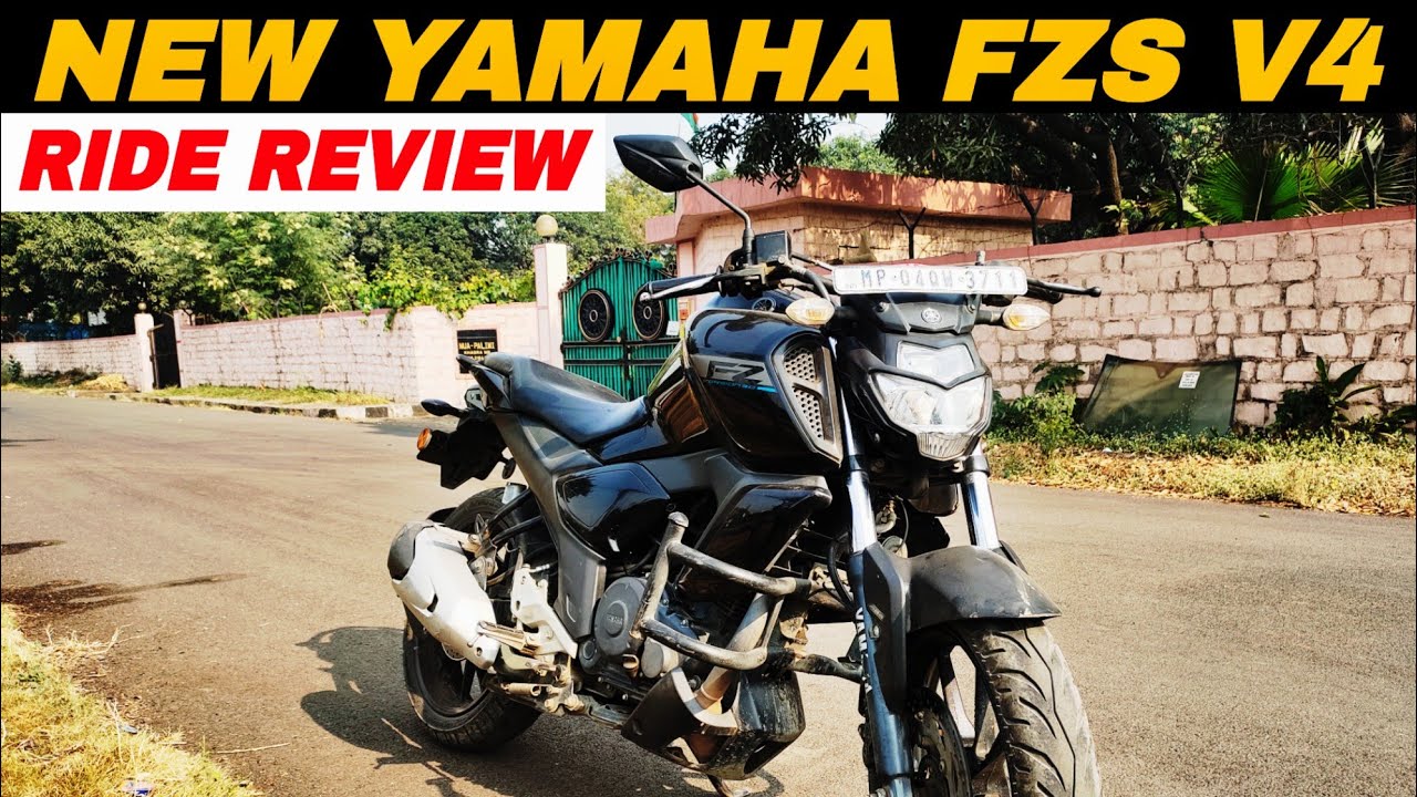 New Yamaha FZS V4 White 2024 First Ride Review - YouTube