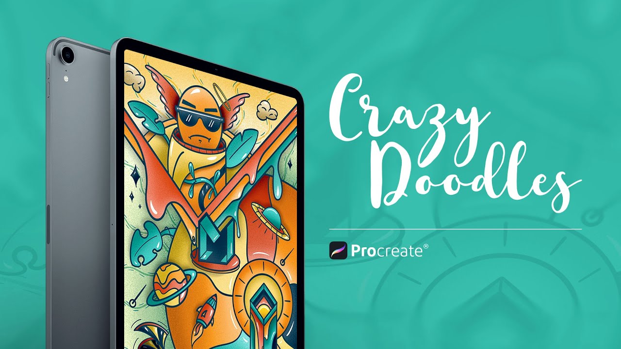 Crazy Doodles Time lapse Drawing on iPad Pro - YouTube