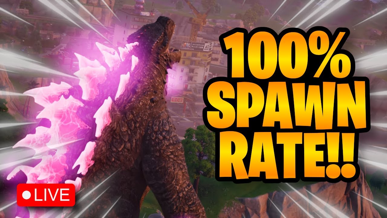 GODZILLA IS NOW 100% SPAWN RATE!! - YouTube