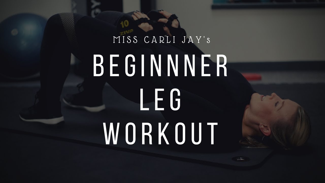 Miss Carli Jay's Beginner Legs & Glutes Workout - YouTube