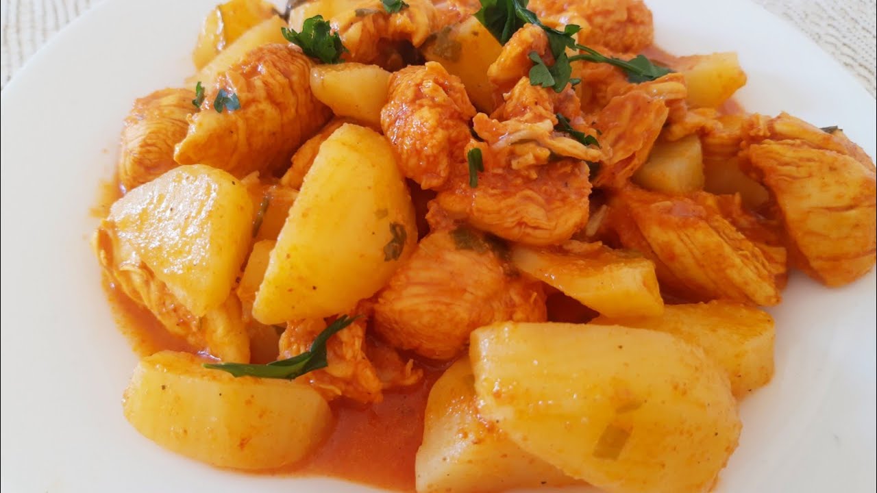 Receita de Filé de frango cozido com batata - YouTube