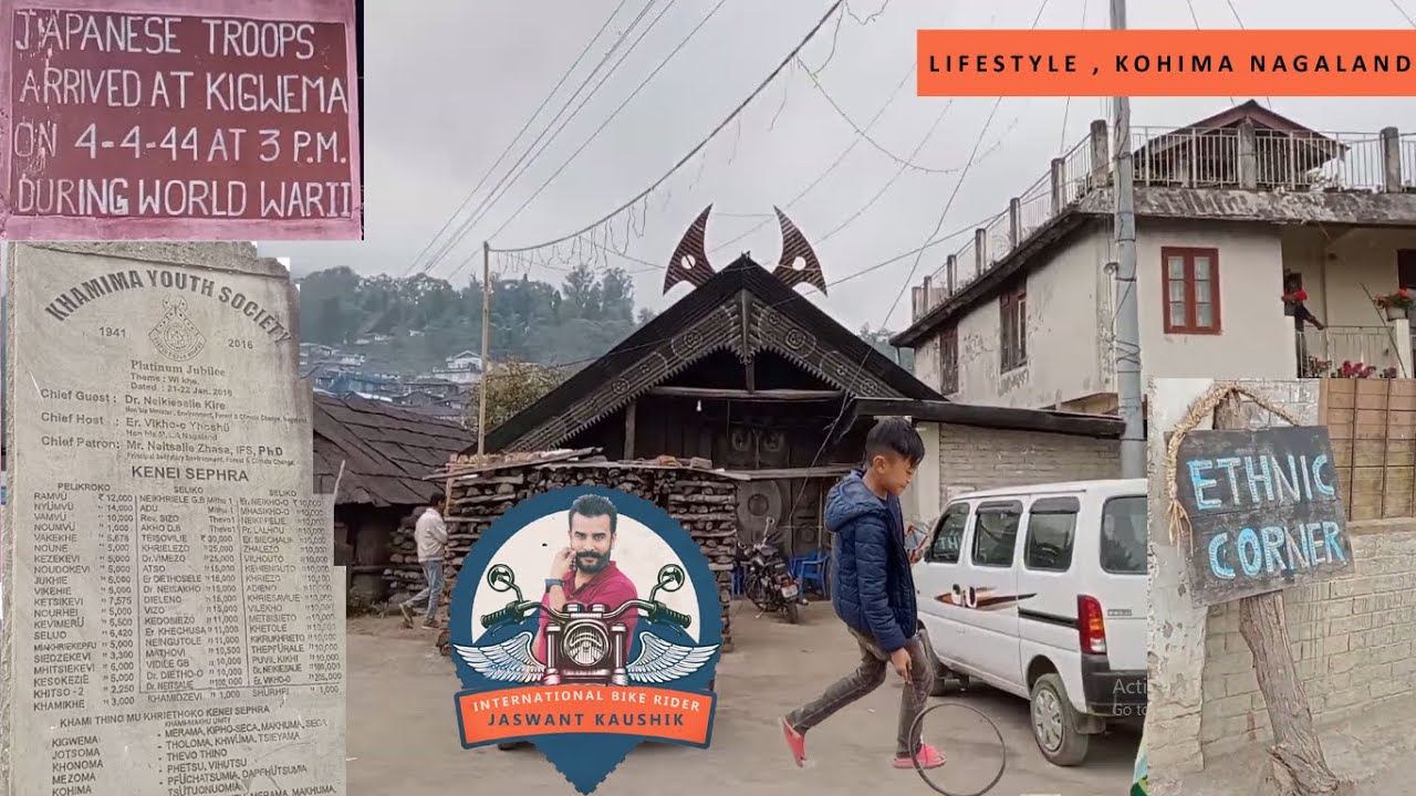 India’s 2nd Cleanest Kigwema Angami Naga Village|| Kohima || Nagaland ...