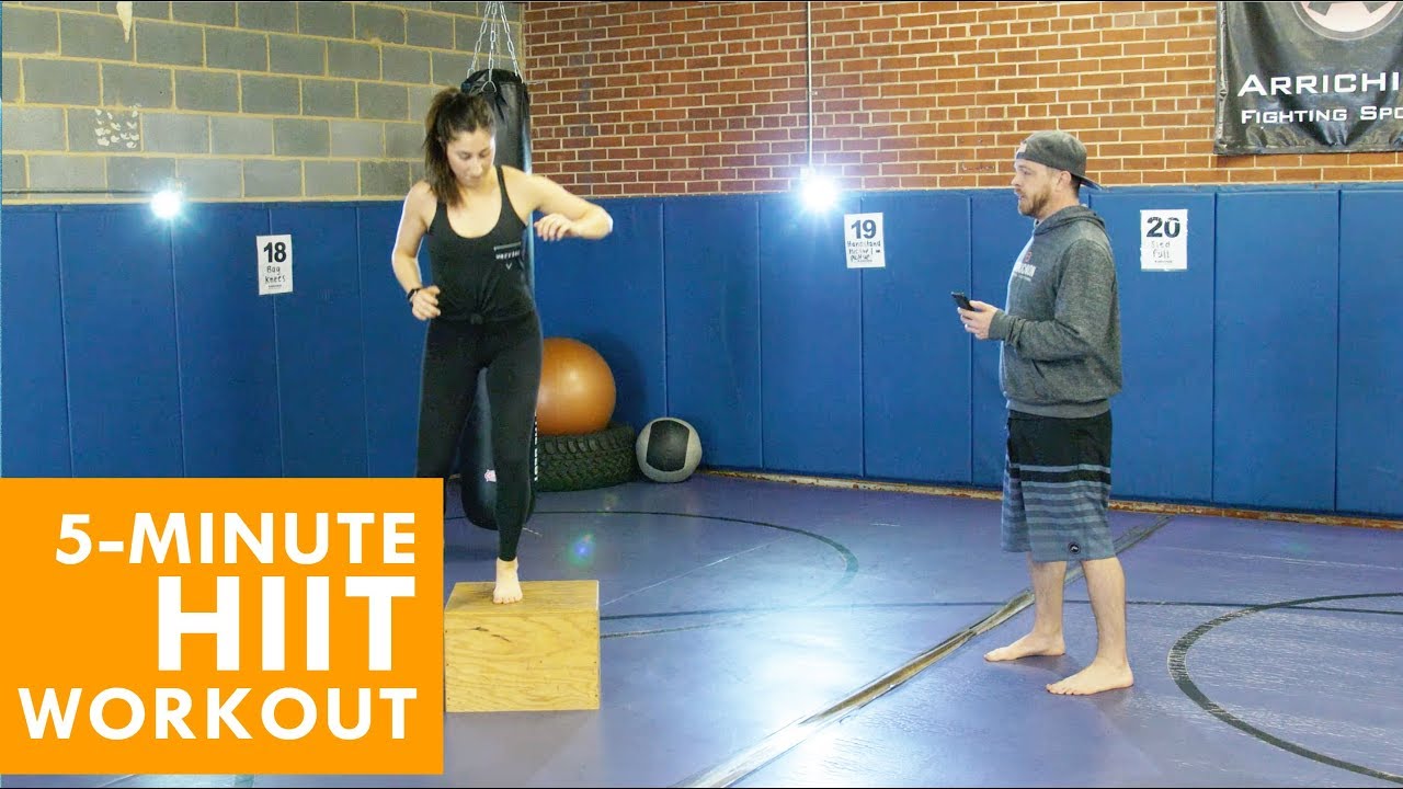 5 minute anywhere HIIT workout - YouTube