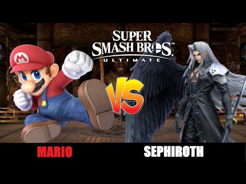 Super Smash Bros. Ultimate - Online Battles 448 (Mario Vs. Sephiroth ...