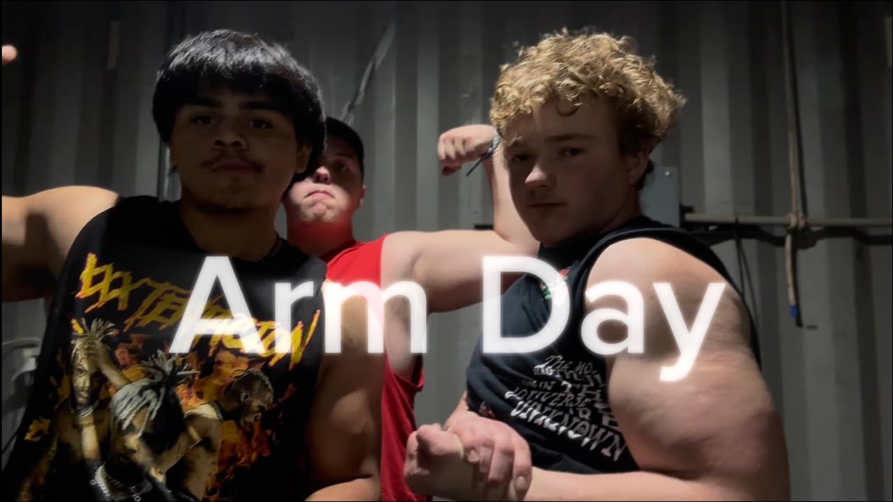 Winter Arc Day 16 - Arm Day - YouTube